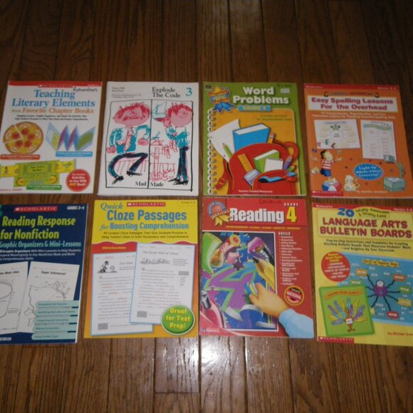 Various | Toys | 8 Workbooks Learning Literary Writing Word Problems ...